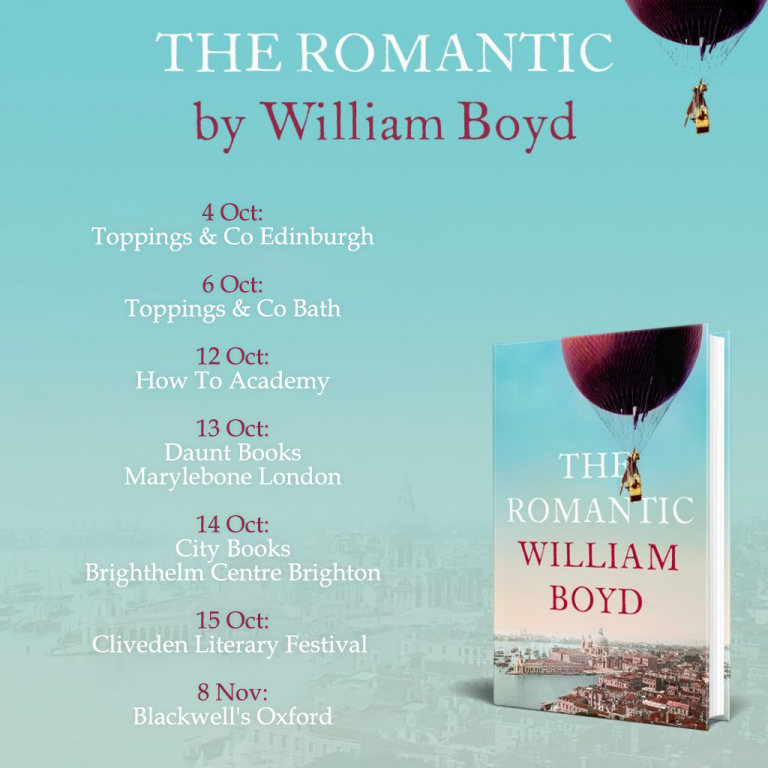 William Boyd – Official website for best selling author